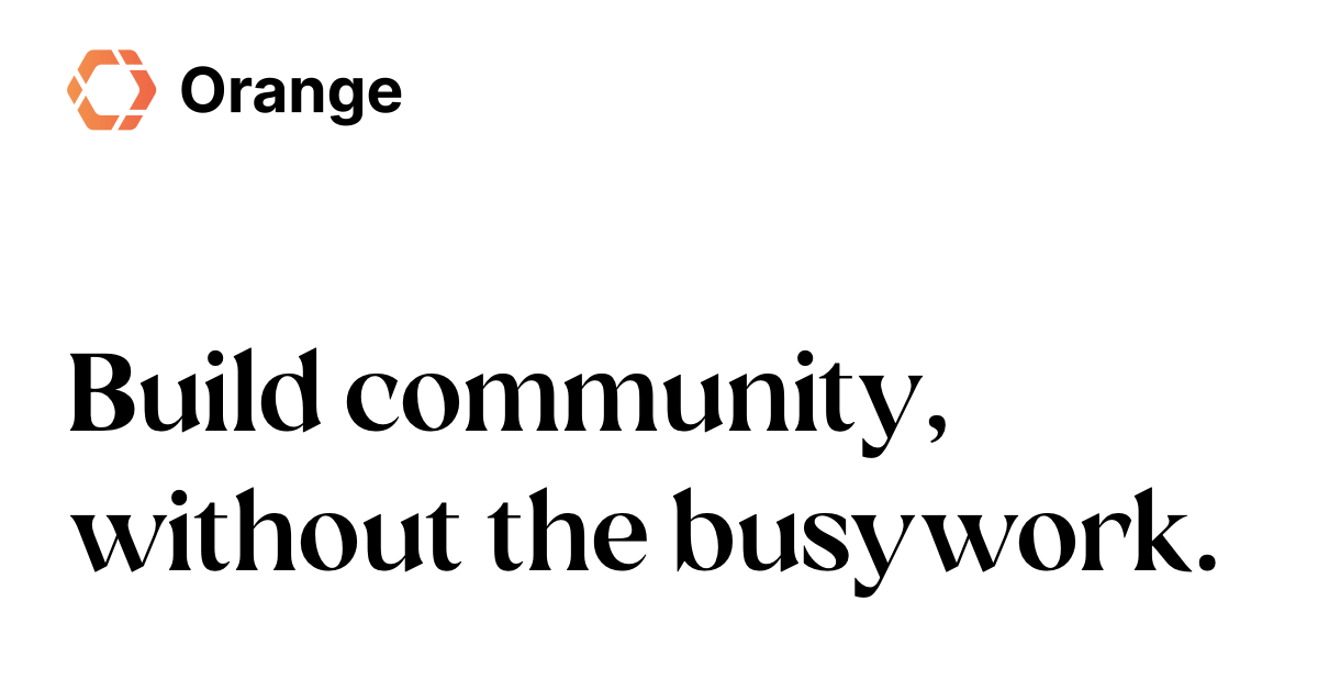 Log In / Sign Up | The Orange App